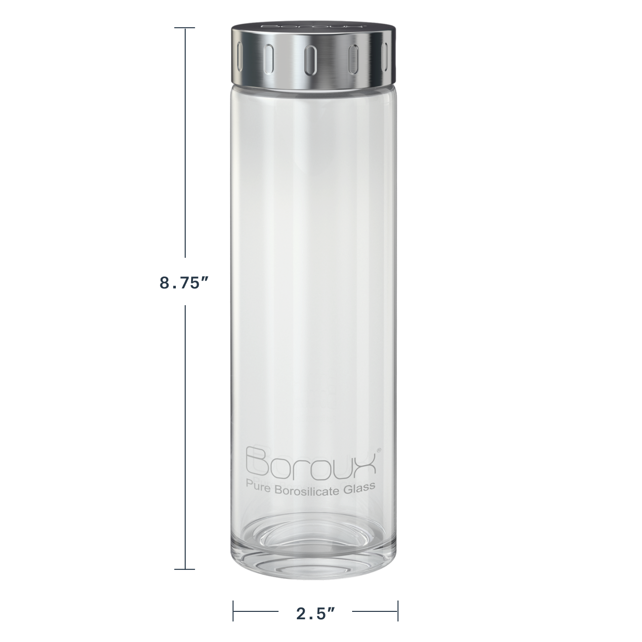Glass Water Bottle – BOROUX