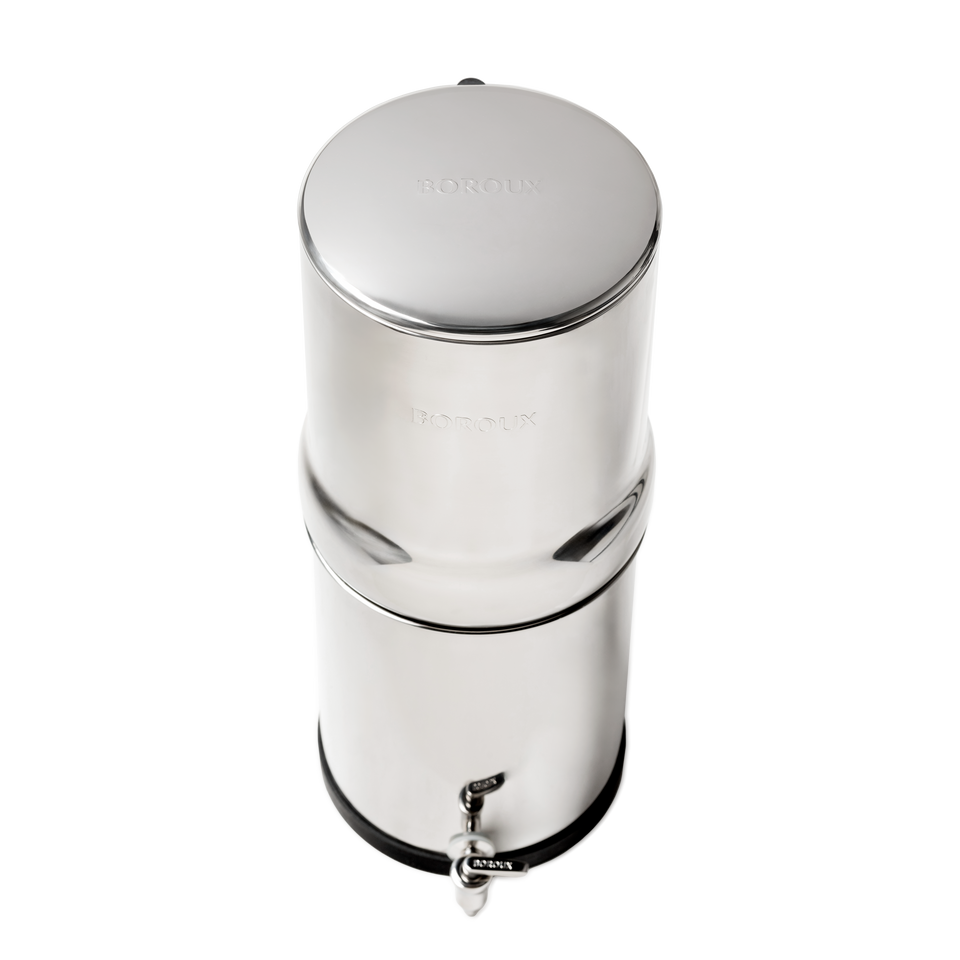 BOROUX legacy™ Stainless Steel, Gravity Water Filter System